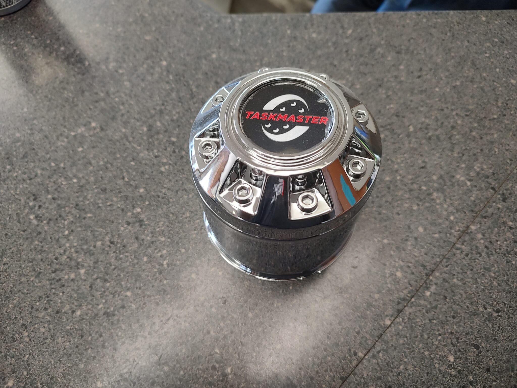 Chrome Taskmaster Center Cap | Fleet Alignment Service